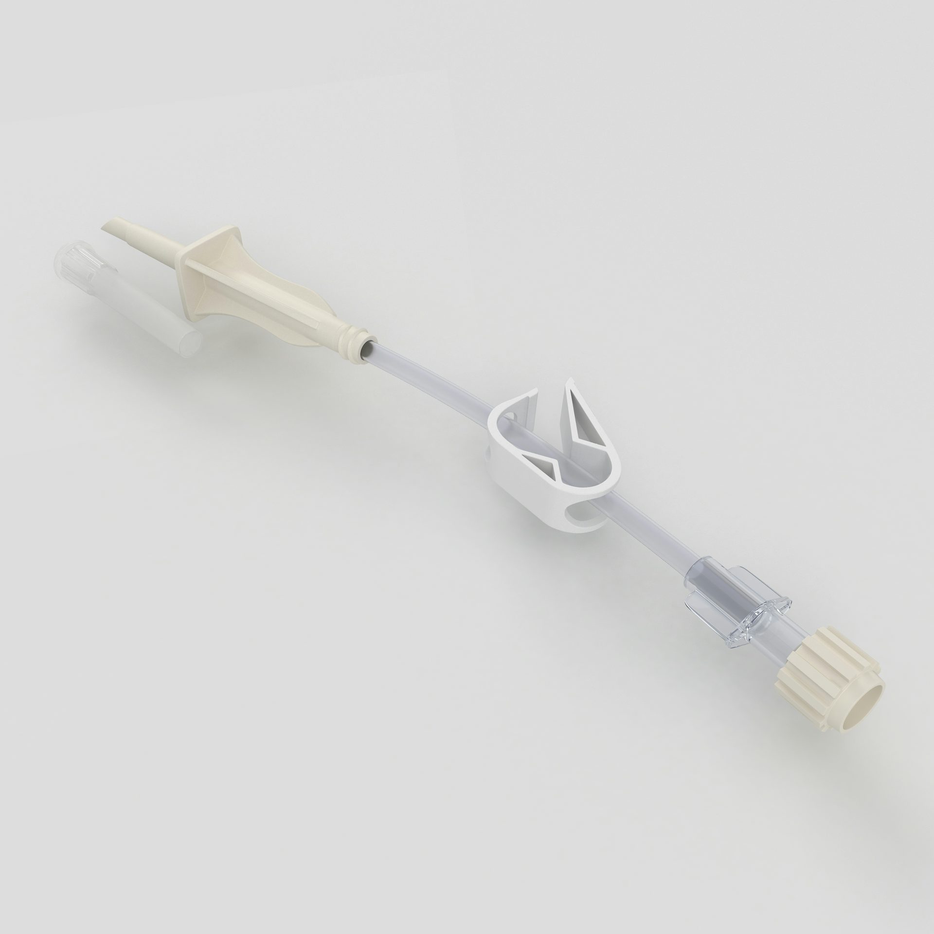 Überleitgerät, 70 mm, Ø 3,00 x 4,10 mm, LL neg, Spike ohne Belüftung ...